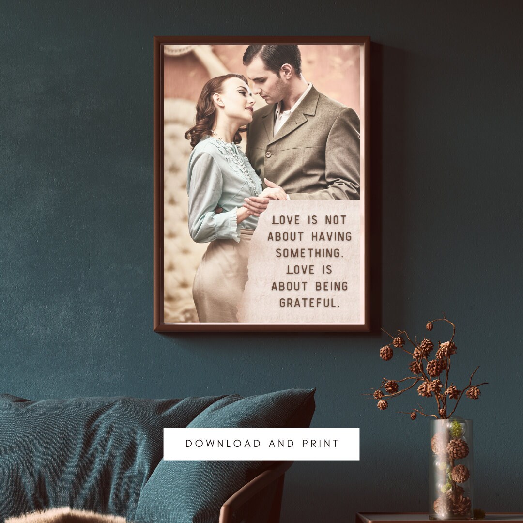 Love Quote Wall ART Digital PRINTABLE - Etsy
