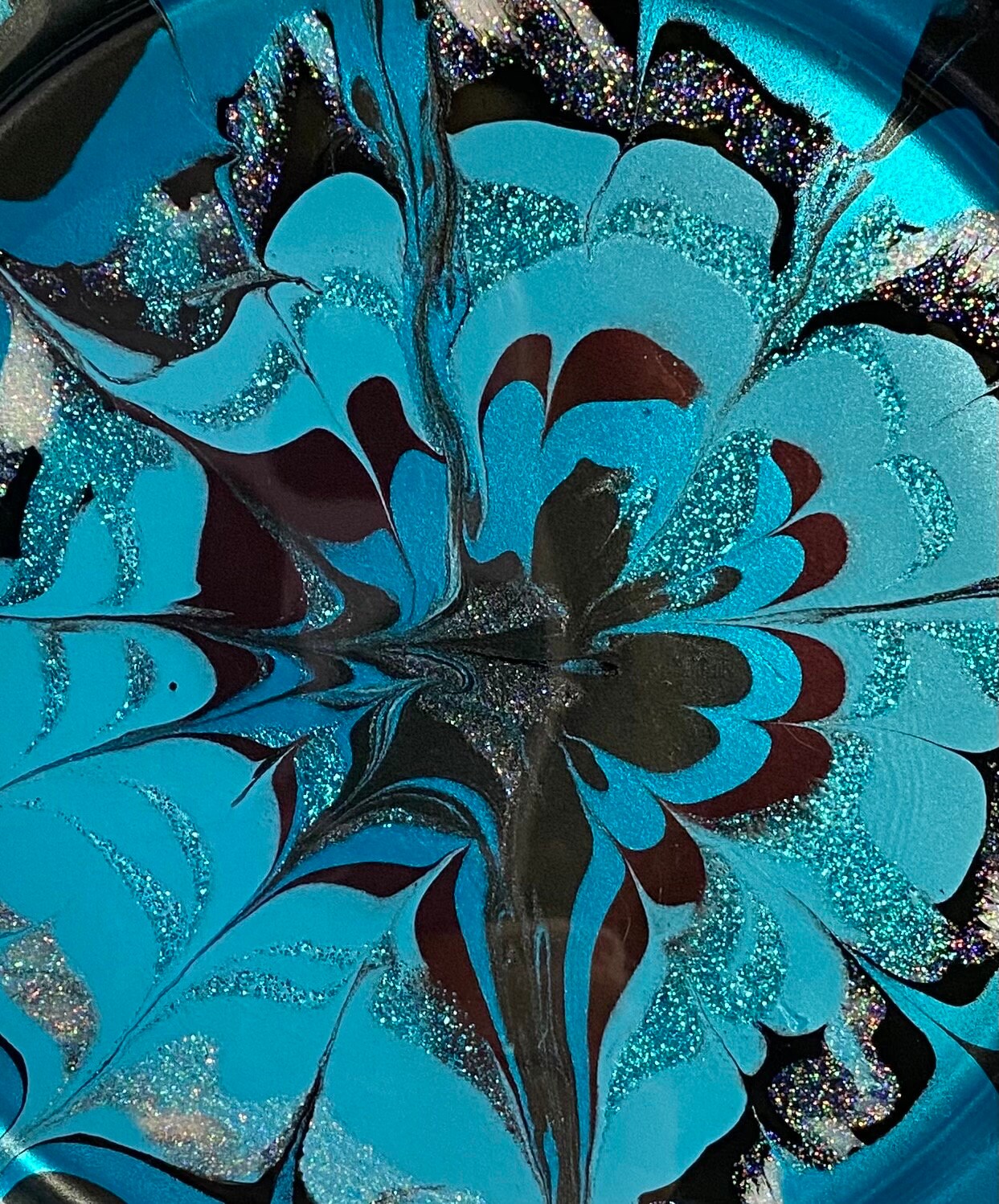 Hand Painted Small Glass Plate - Etsy