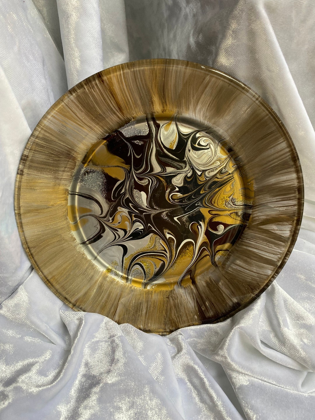 Hand Painted Small Glass Plates - Etsy