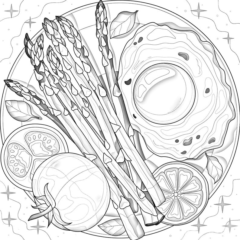 Healthy Breakfast, Asparagus and Eggs, Best Food Art, Food Coloring ...