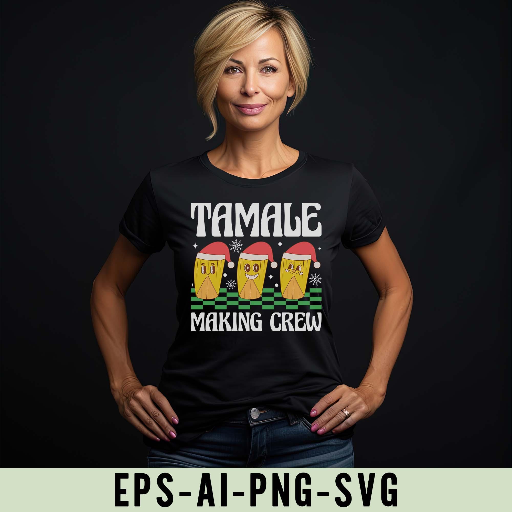 Tamale Making Crew Png Svg, Funny Mexican Food and Christmas Family ...