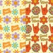 Retro Groovy Digital Papers, 70s Background, Hippy Pattern, Vintage ...