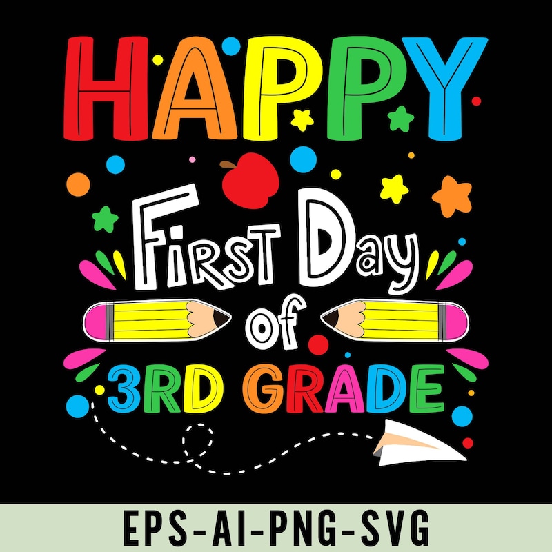 3rd Grade Sign - Etsy