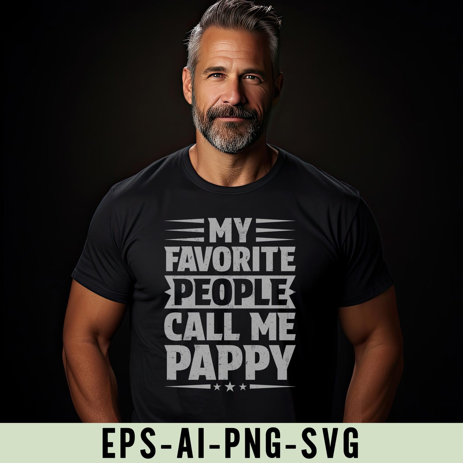 My Favorite People Call Me Pappy Png Svg, Father's Day Shirt Design ...