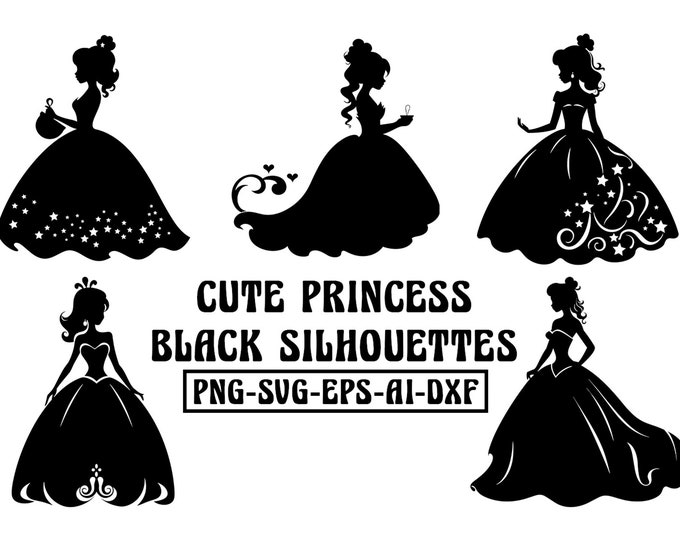 Fee Silhouette SVG, Fee Silhouette SVG Bundle, Fee Clipart, Fee Cricut ...
