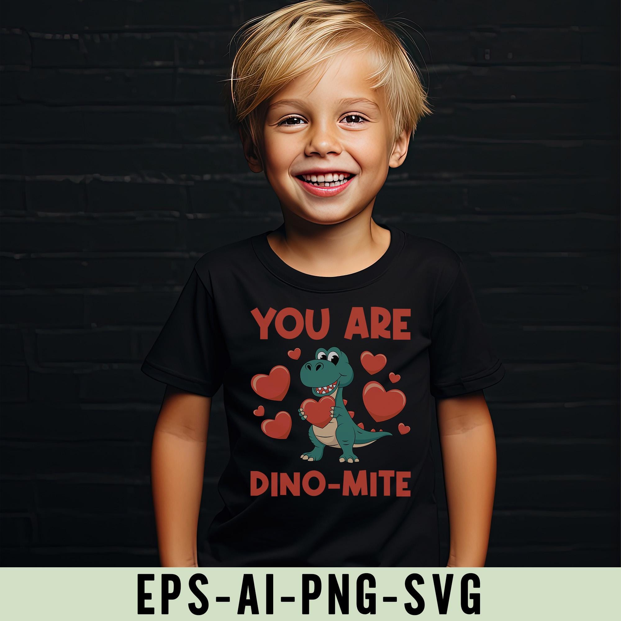 You Are Dino-mite Png Svg, Dinosaur Cute Valentine's Day Shirt Design ...