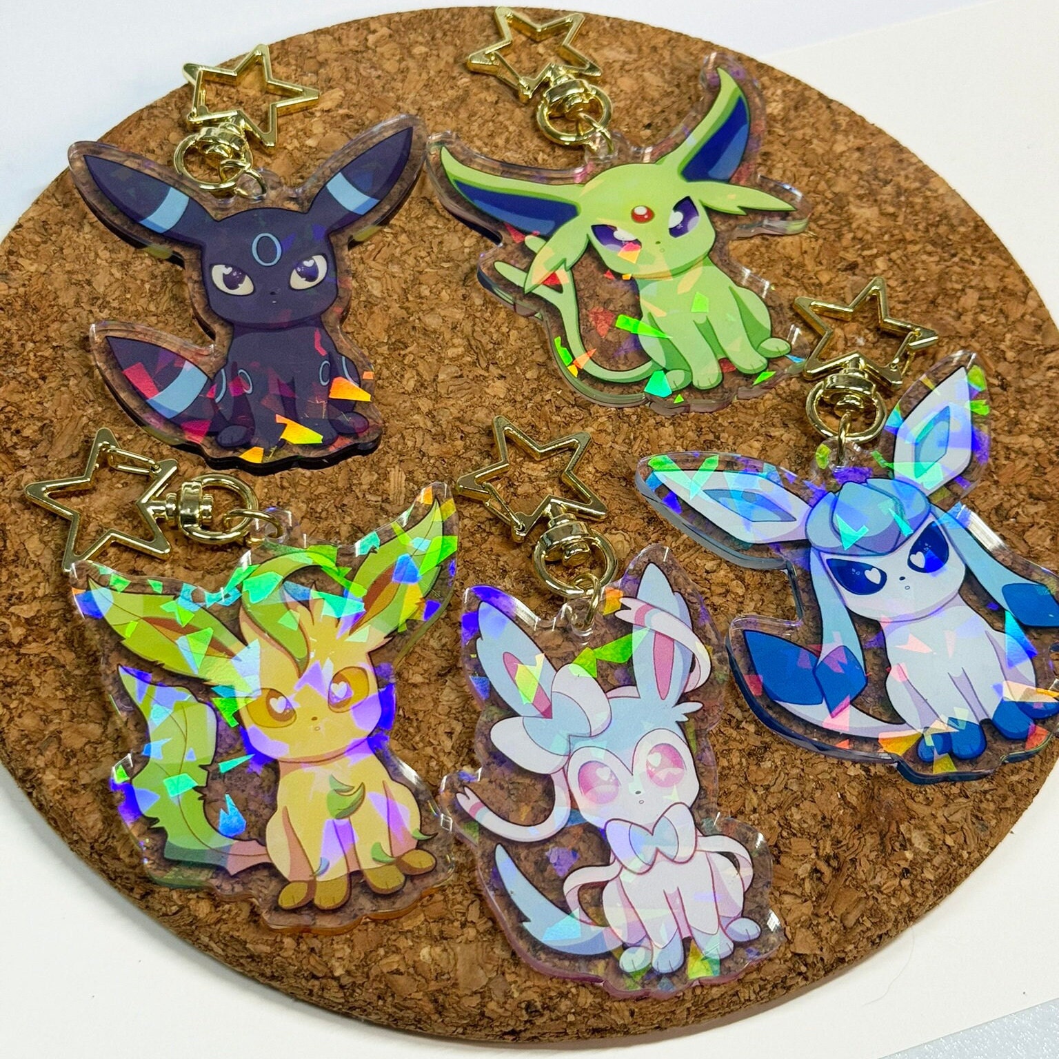 Eeveelution Double Sided Shiny Acrylic Keychain. Umbreon - Etsy
