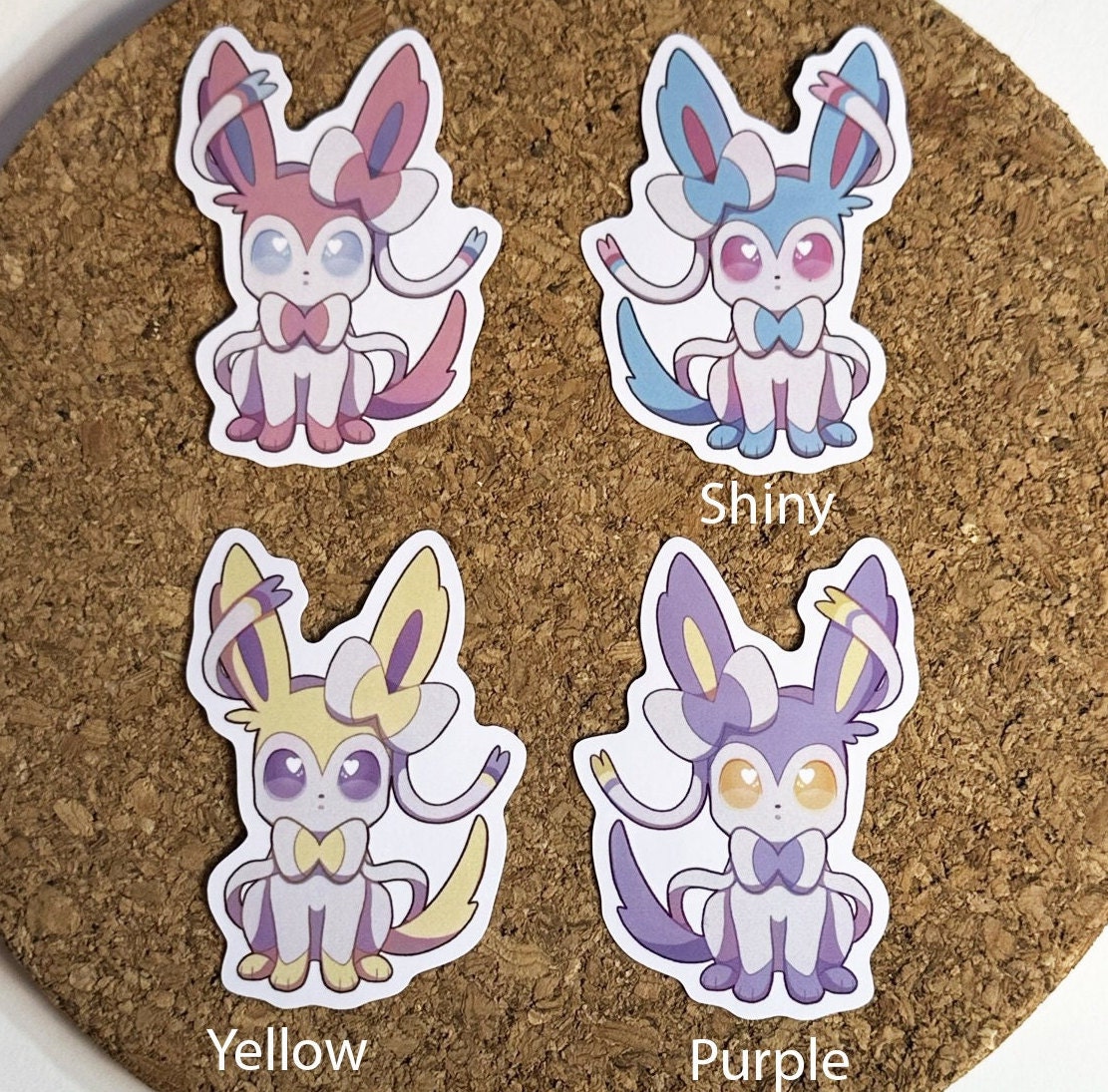 Cute Kawaii Eeeveelution Vinyl Stickers - Etsy