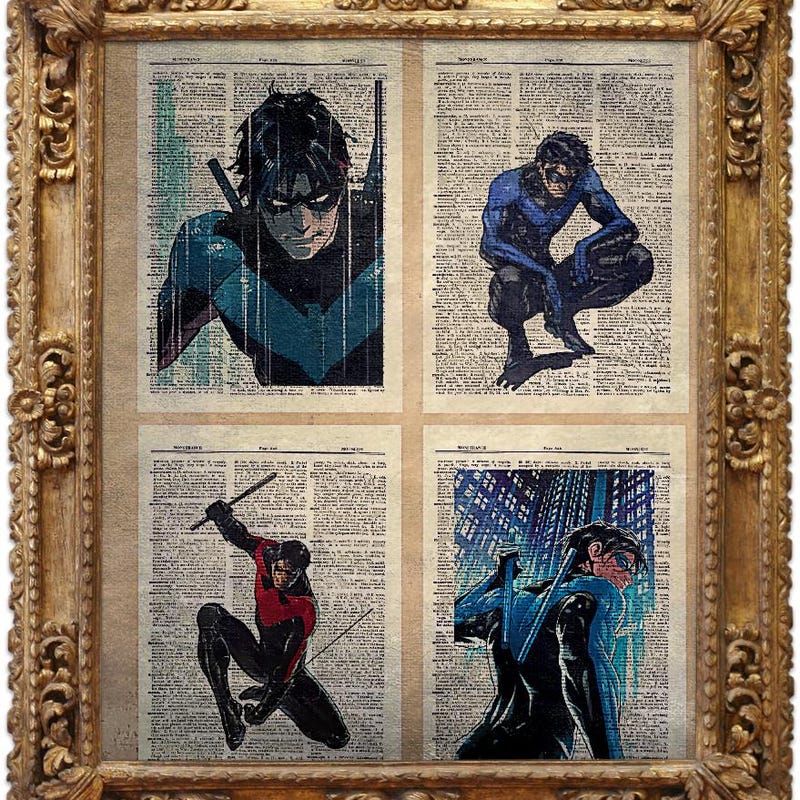 Nightwing Comic Poster - Etsy