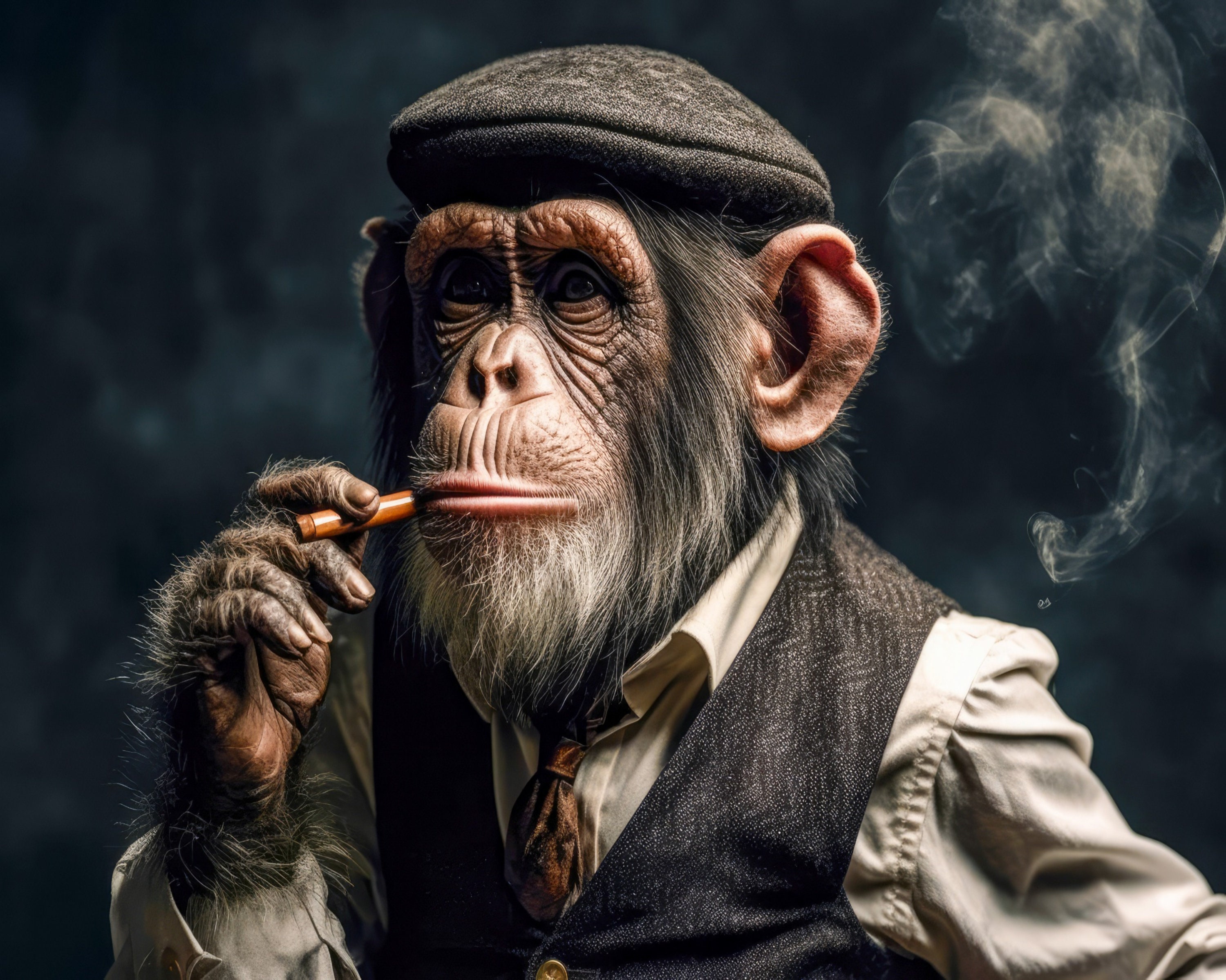 Funny Monkeys Smoking Weed