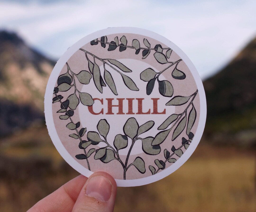 Chill Sticker - Etsy