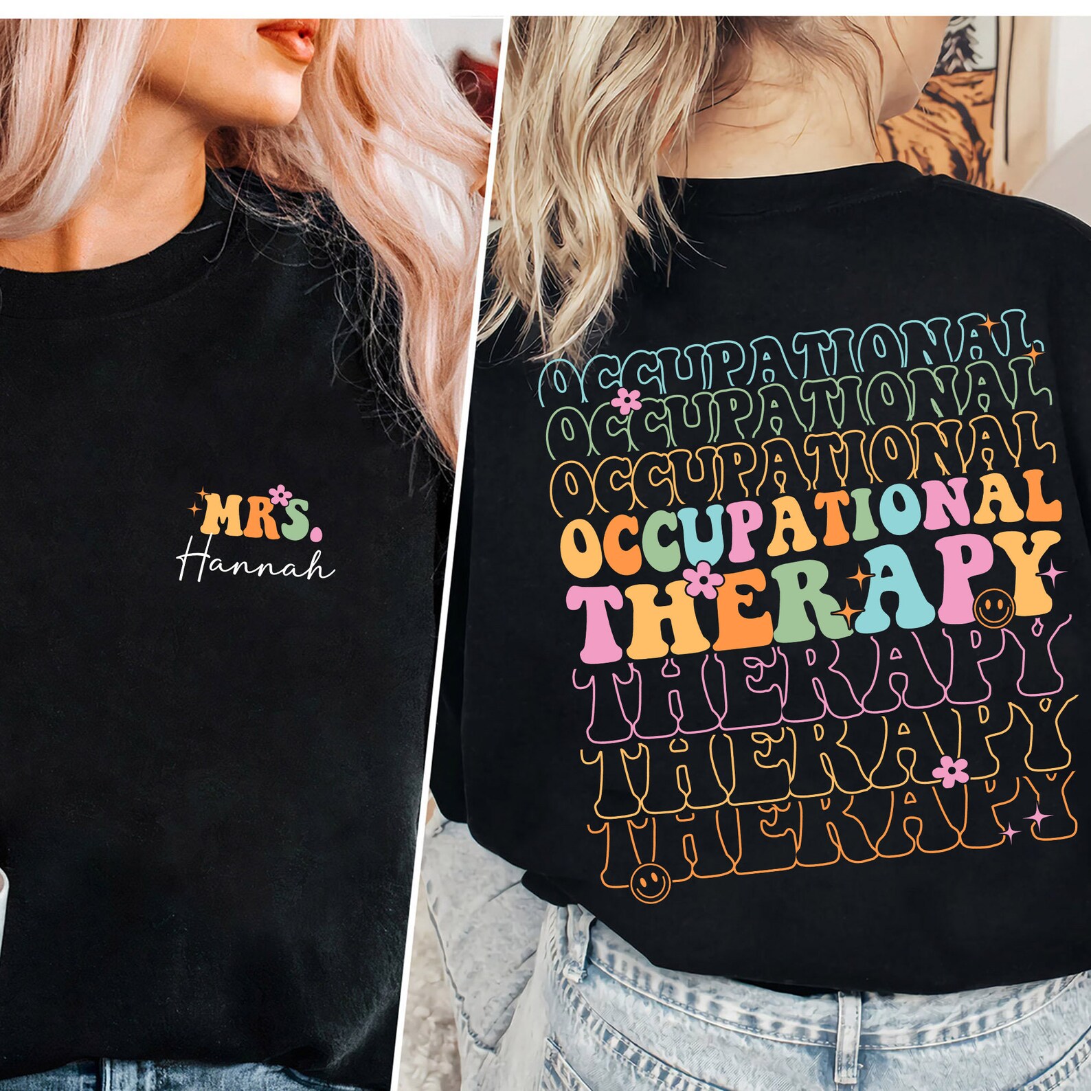 Occupational Therapy Shirt, Cute OT Shirt, Occupational Therapist Tee ...