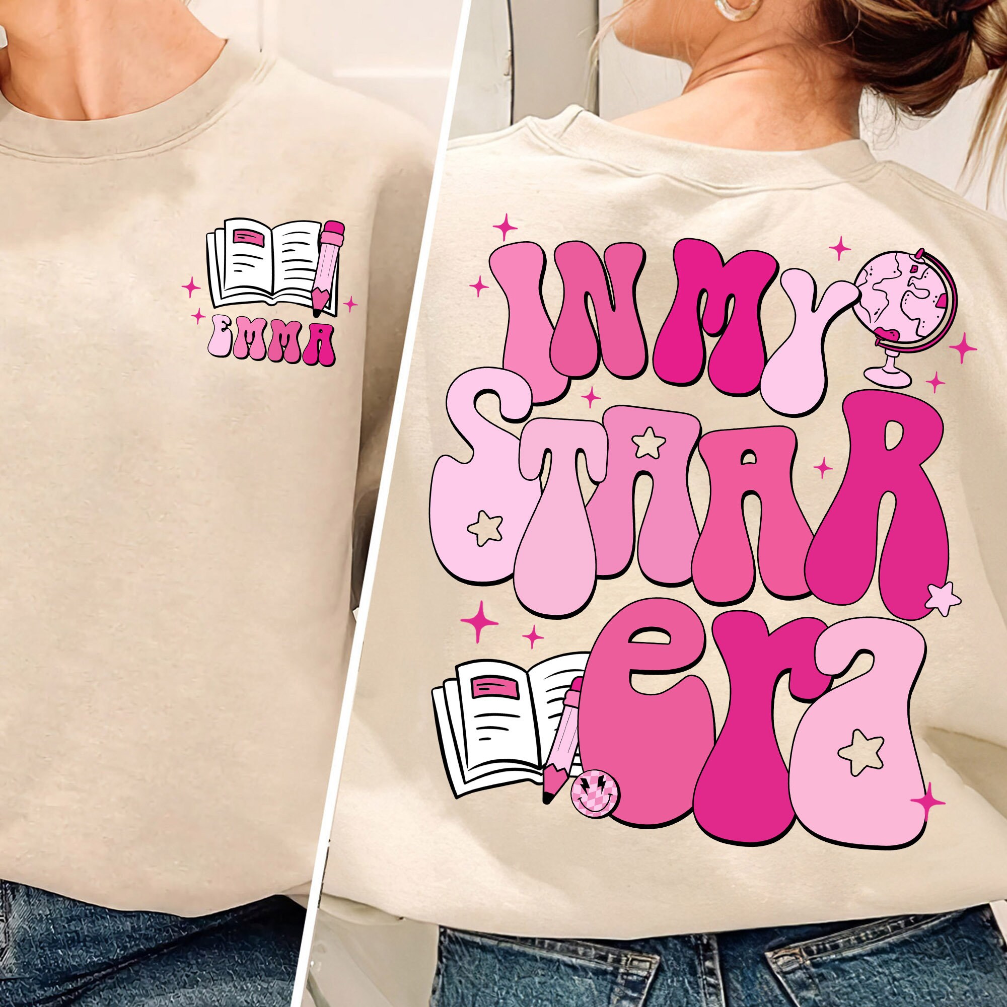 Custom Name in My Staar Era Shirt, Cute Test Day Teacher Shirt, Rock ...