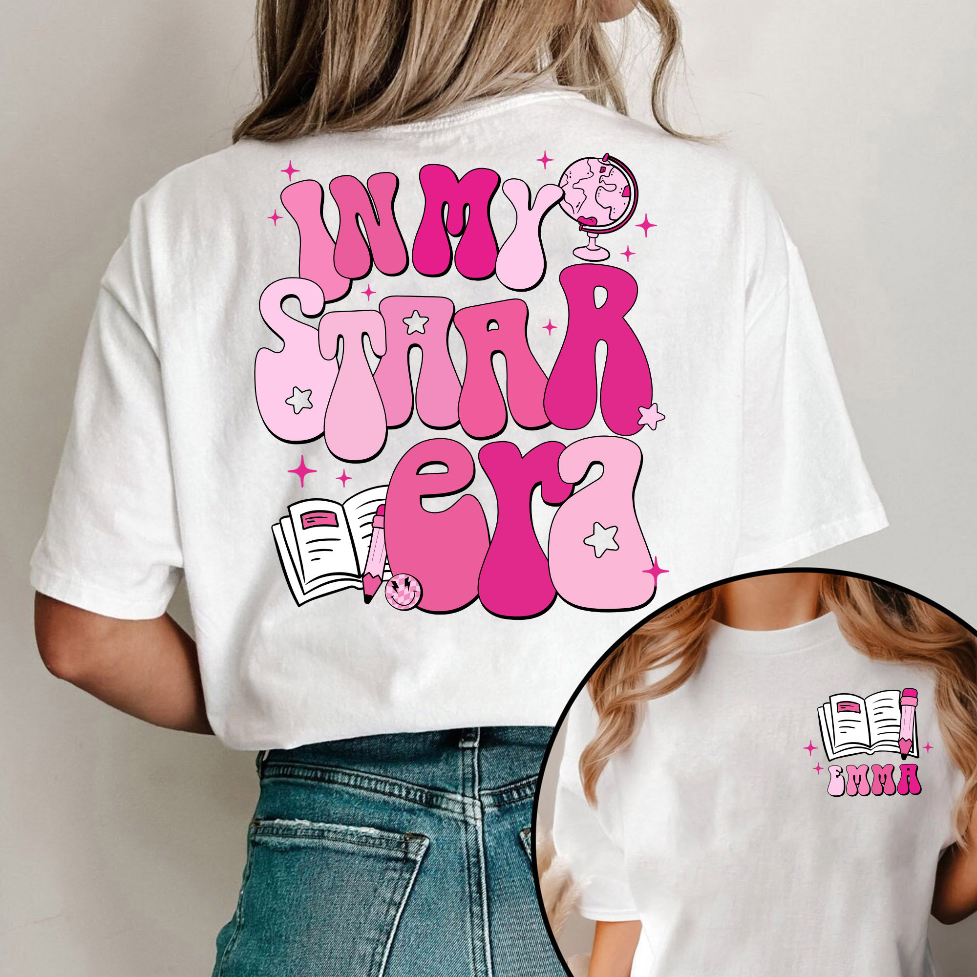 Custom Name in My Staar Era Shirt, Cute Test Day Teacher Shirt, Rock ...