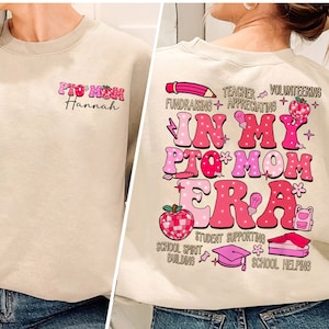 In My Pto Mom Era Shirt, Parent Teacher Organization Shirt, Parent ...