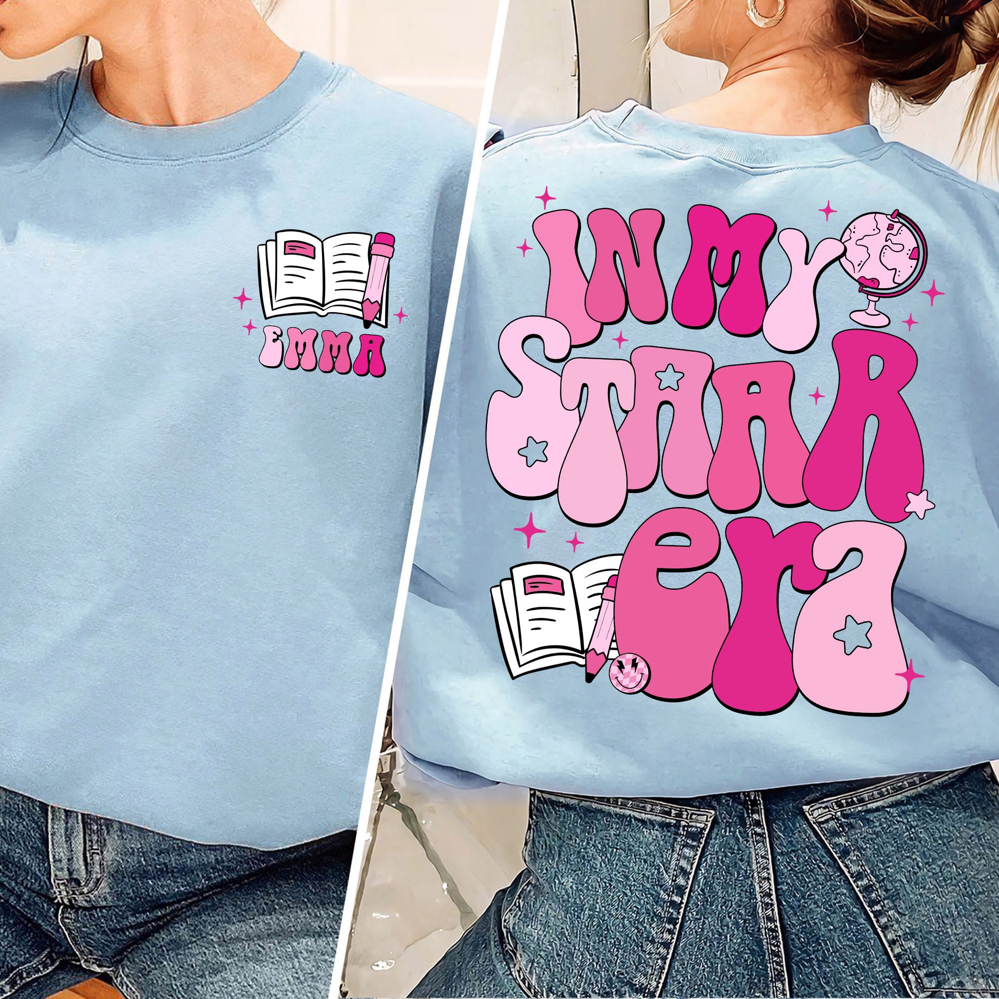 Custom Name in My Staar Era Shirt, Cute Test Day Teacher Shirt, Rock ...