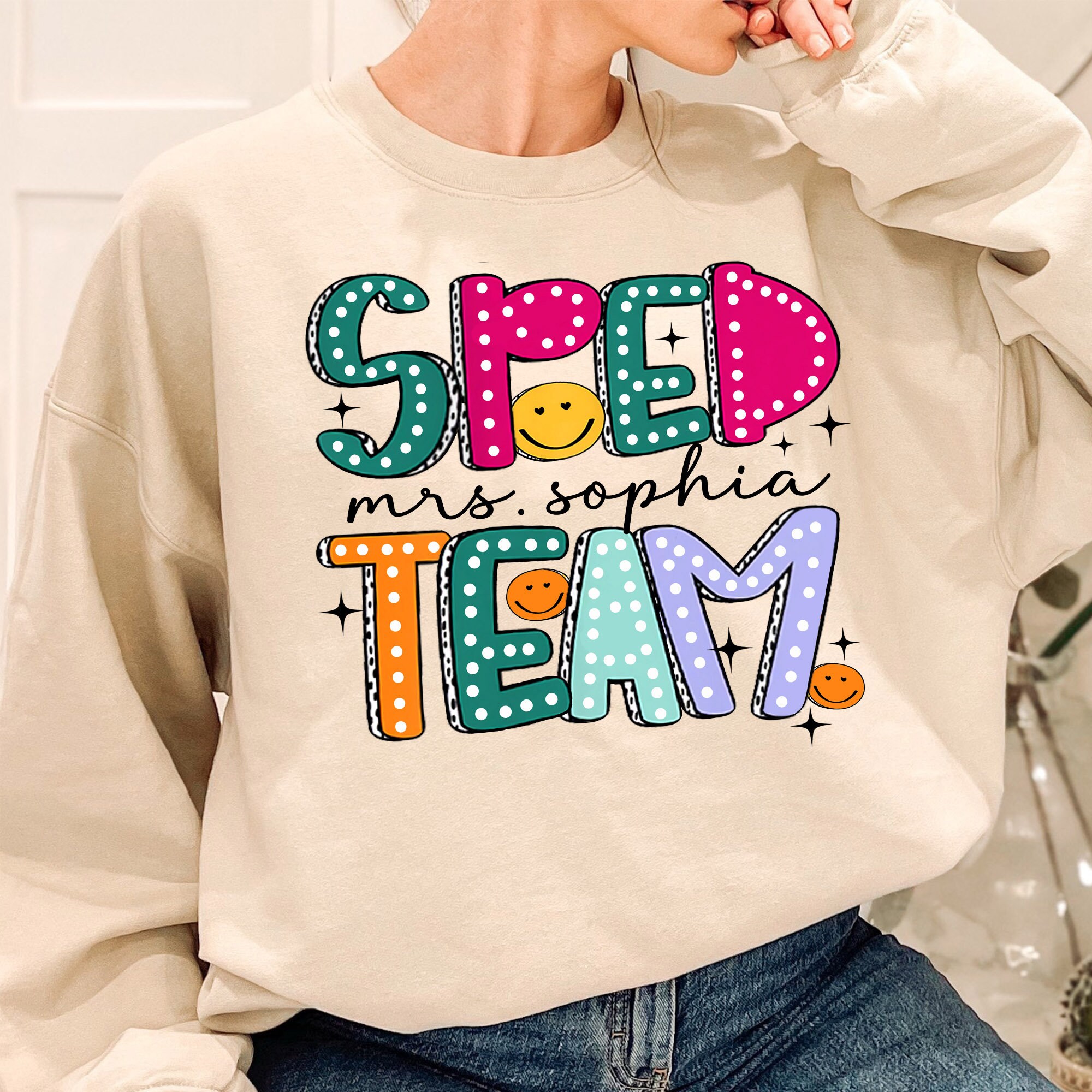 Sped Teacher Shirt, Custom Name Teacher Shirt, SPED Team Shirts ...