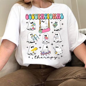 Occupational Therapy Spooky Squad Halloween Shirt, Ghost OT Squad ...