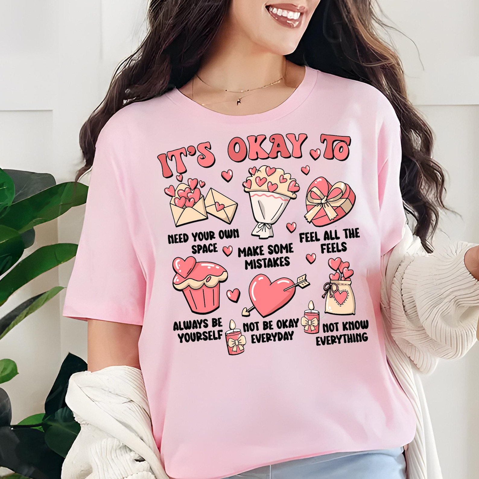 Its Okay to Shirt, Valentine Mental Health Matter Shirt, Valentine's ...