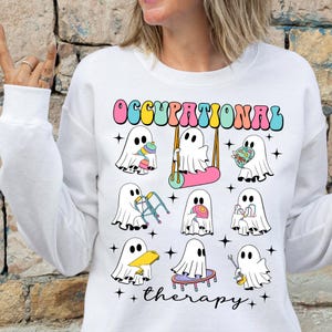 Occupational Therapy Spooky Squad Halloween Shirt, Ghost OT Squad ...