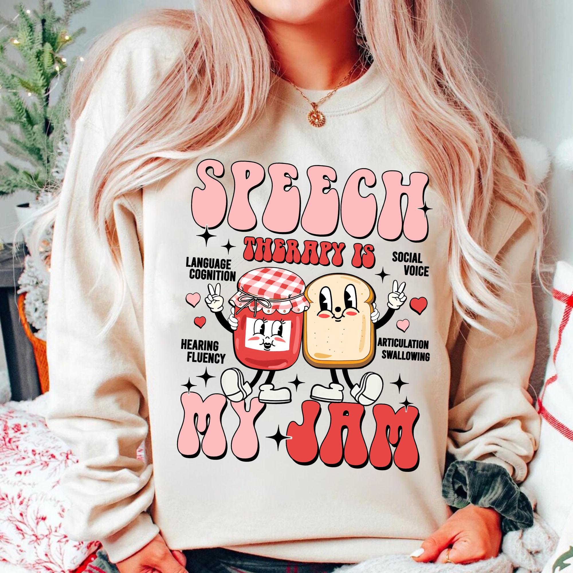 Speech Therapy is My Jam Shirt, Speech Language Pathologist Shirt, Slp ...