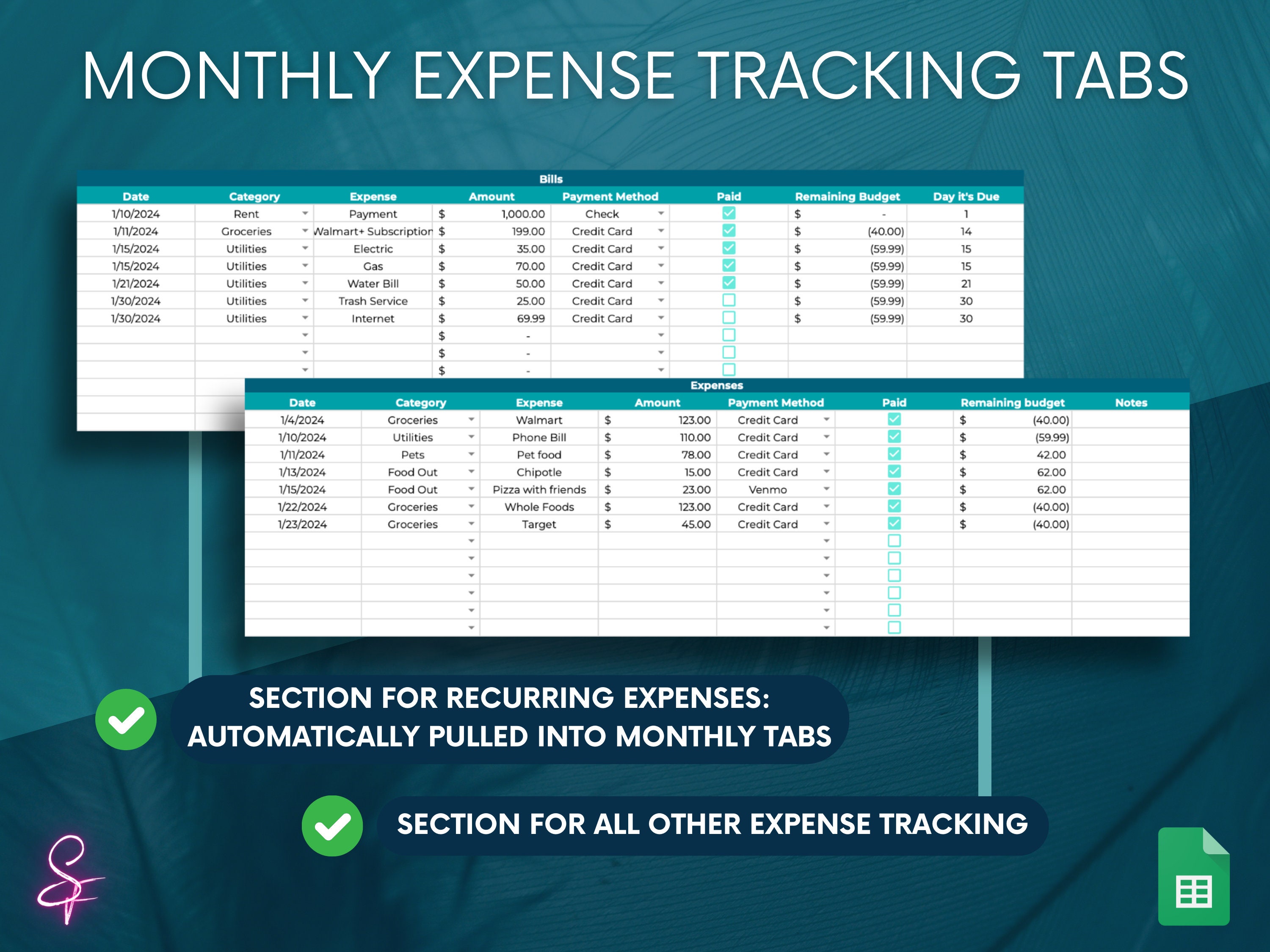 ULTIMATE Monthly Budget Tracking Spreadsheet and Dashboard - Etsy