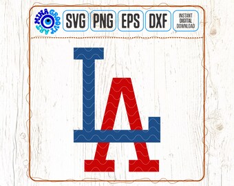 LA Svg, Png, Eps, Dxf, Jpg Files, Clip Art, Vector, Cricut, Cut File ...