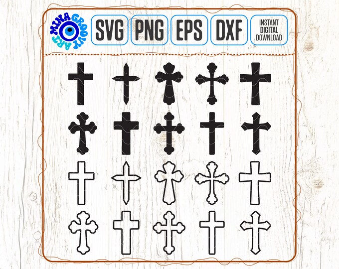 Cruz SVG, Cruz cristiana SVG, Svg católico, Silueta de cruz, Cricut de ...