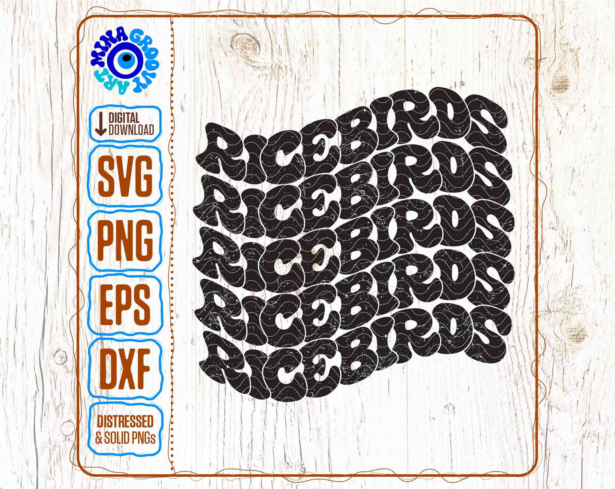 Stacked Ricebirds SVG PNG DXF, Wavy Mascot T-shirt Sublimation ...