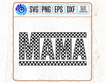 Checkered Mama's Boy Svg, Boy Mama Png, Racing Mama T-shirt Design ...