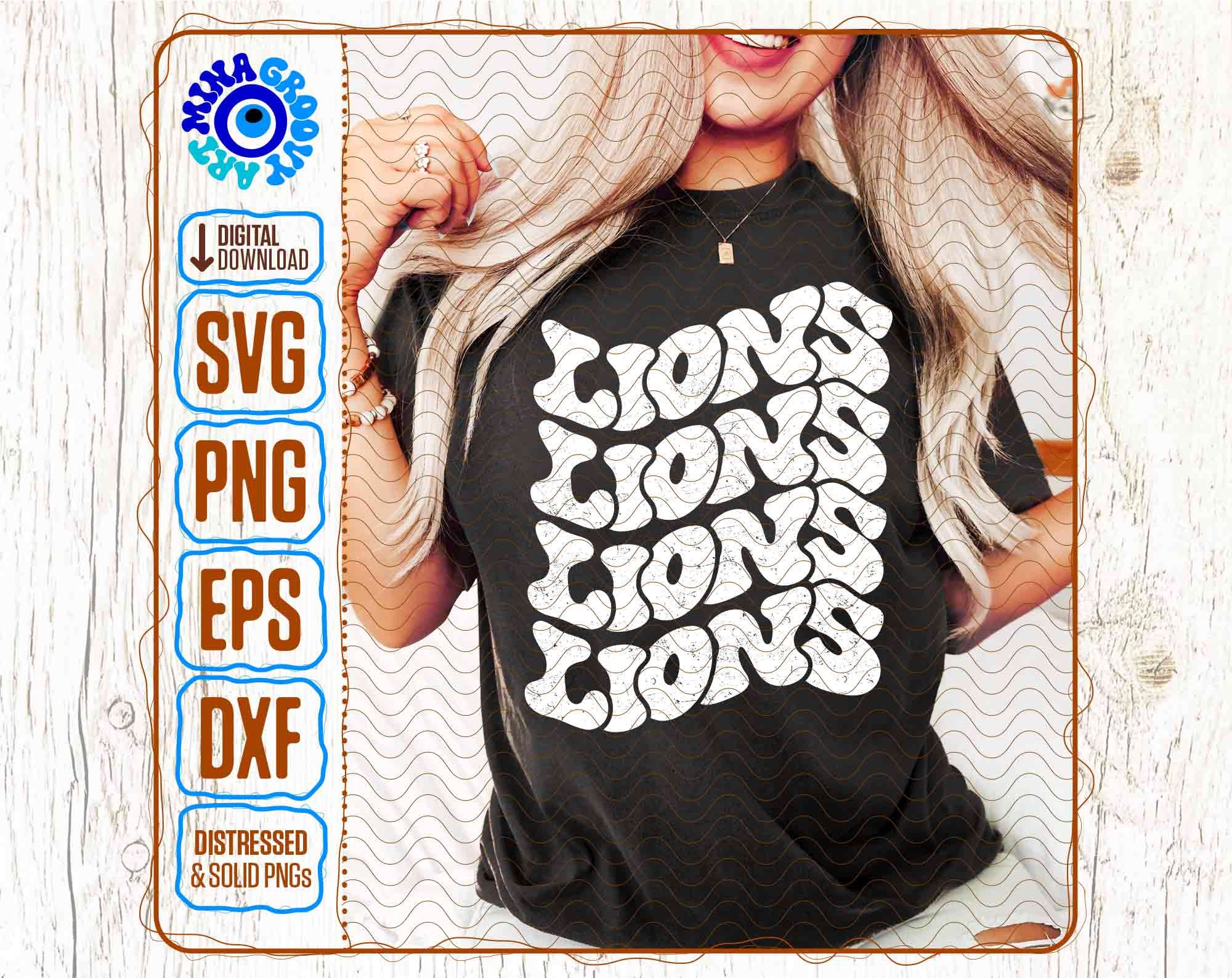 Stacked Lions SVG PNG DXF Wavy Mascot T-shirt Sublimation - Etsy
