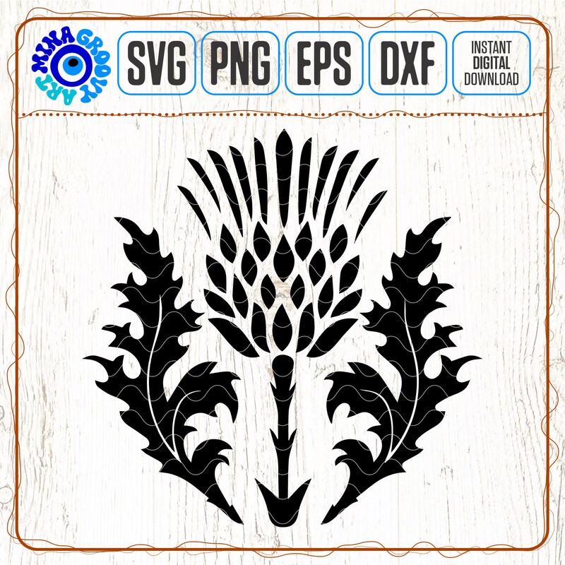 Scottish Thistle Svg - Etsy UK