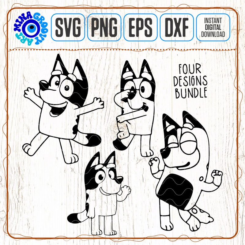 Bluey Svg Cricut - Etsy
