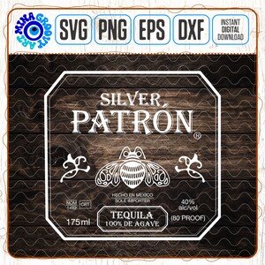 Silver Patron Svg, Tequila SVG PNG DXF Eps, Soy El Patron Svg, Tequila ...