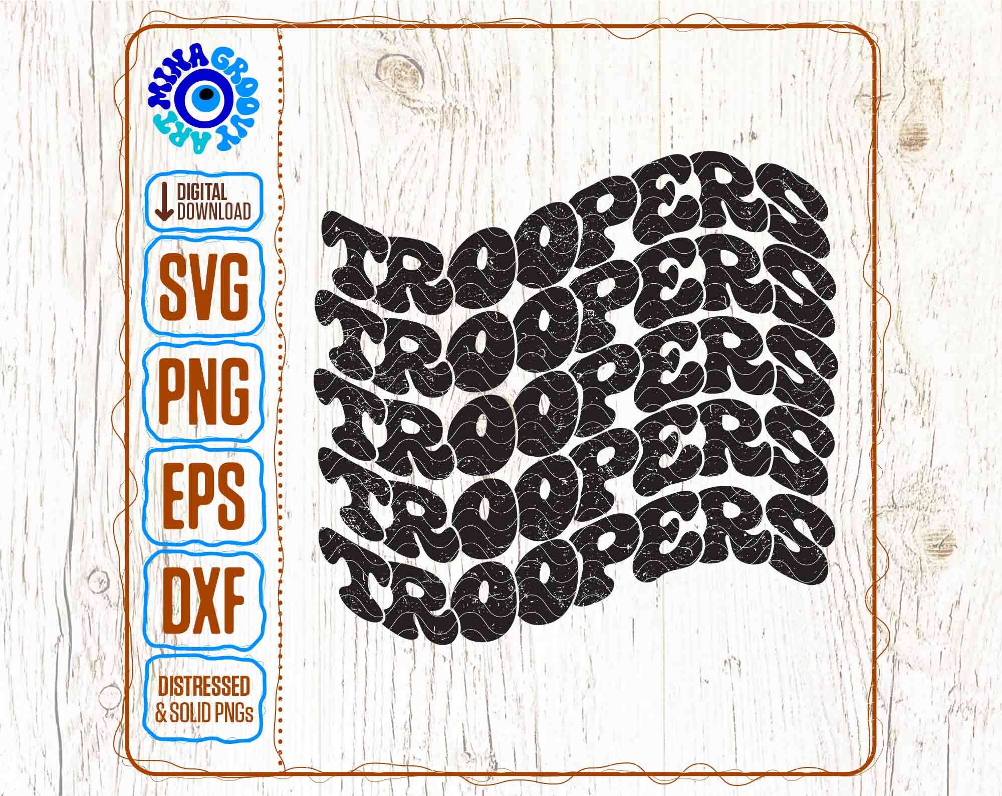 Stacked Troopers SVG PNG DXF Wavy Mascot T-shirt Sublimation - Etsy