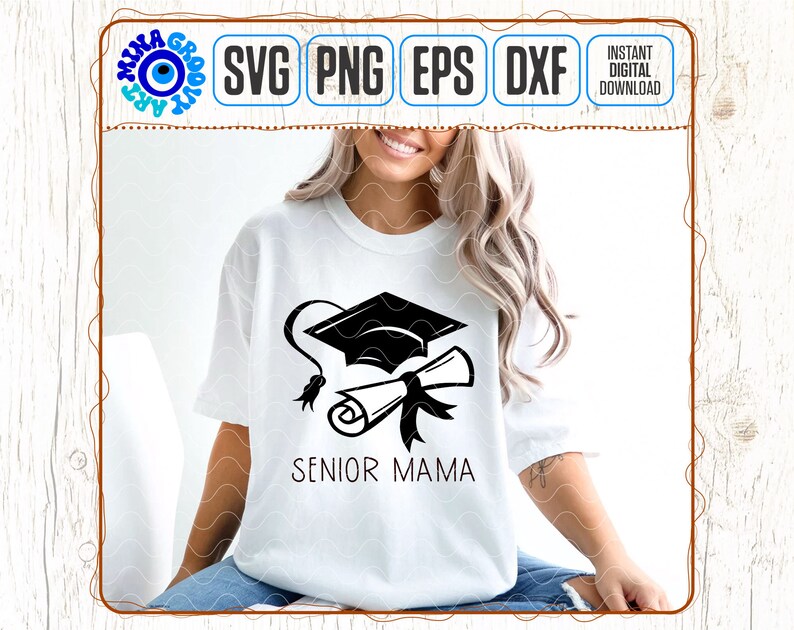 Diploma and Cap SVG PNG DXF Eps, Graduation Svg, Senior Cap Svg ...
