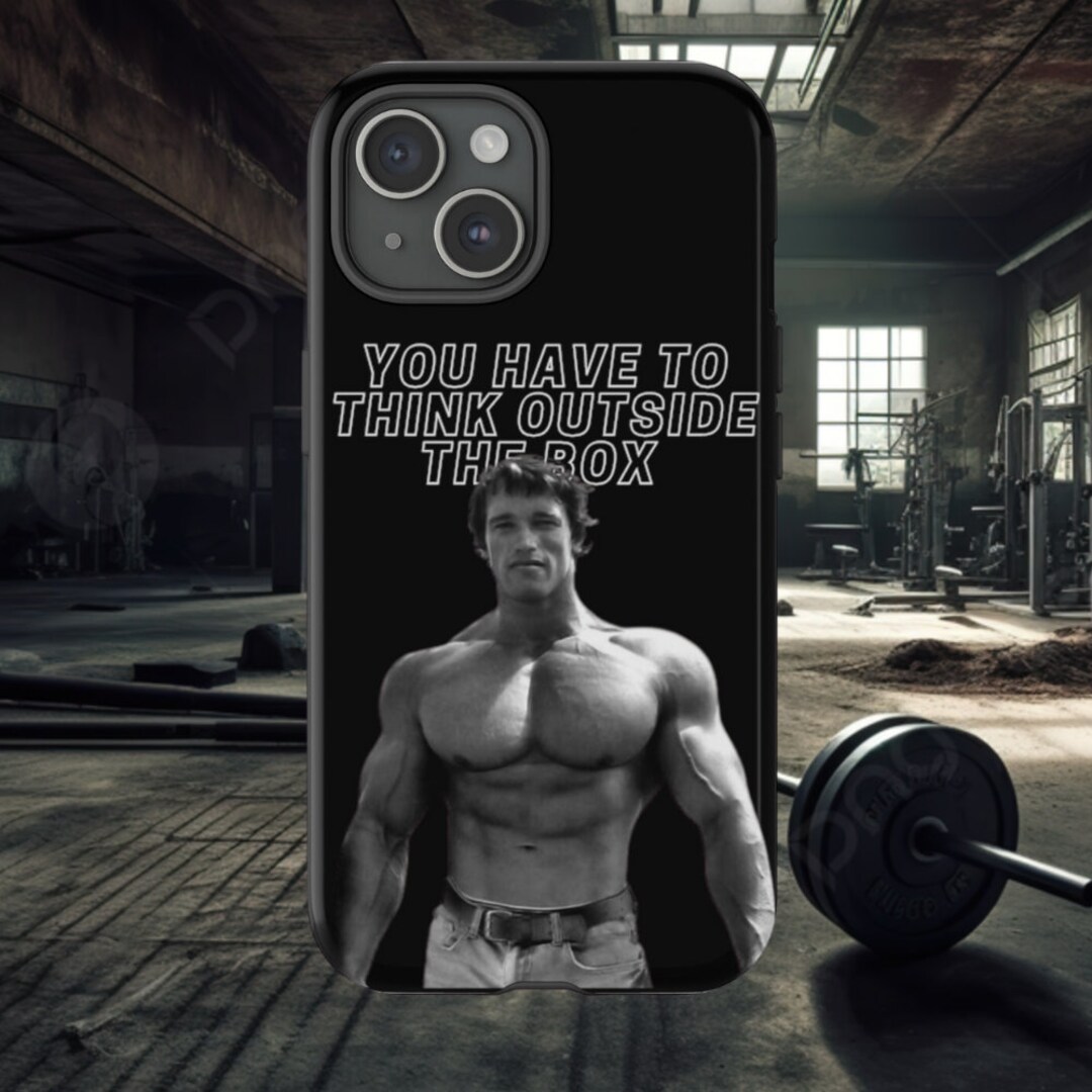 Arnold Schwarzenegger Motivational Phone Case: Think Outside - Etsy