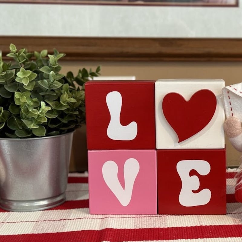 Wood Word Blocks - Etsy