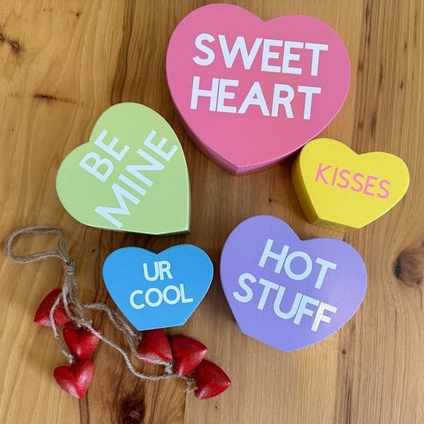 Conversation Hearts - Etsy