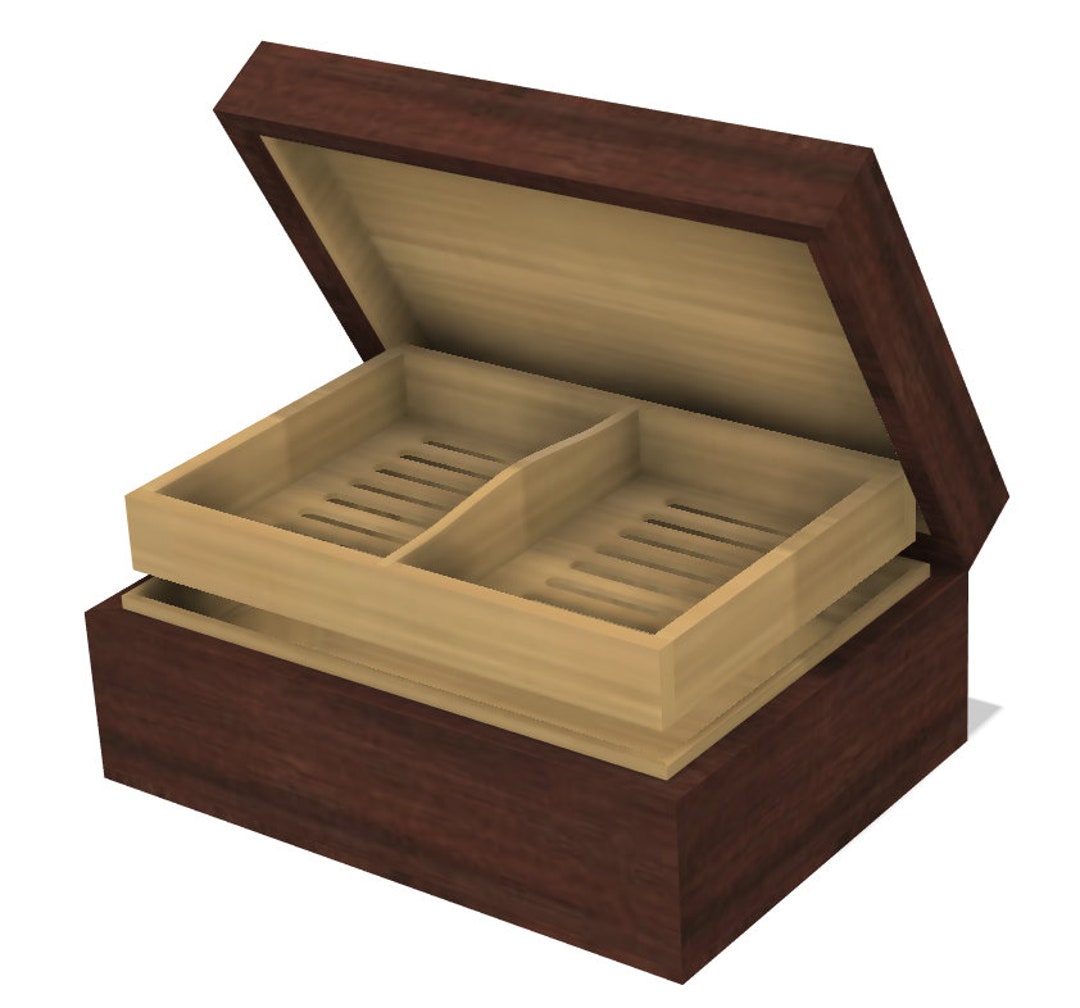 DIY Humidor Woodworking Plan - Spanish Cedar Liner - Build Your Own ...