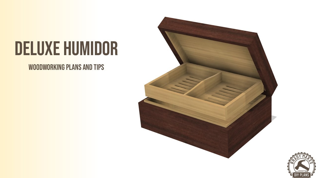 DIY Humidor Woodworking Plan - Spanish Cedar Liner - Build Your Own ...