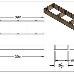 Simple Console Table Woodworking Plan - Easy Weekend Project - Built ...