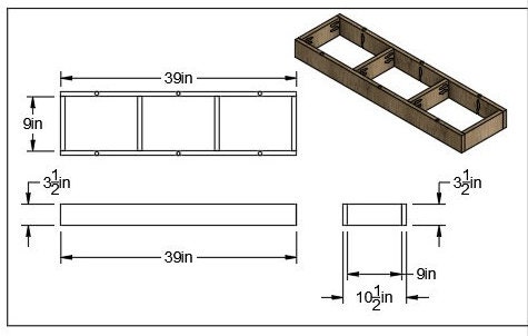 Simple Console Table Woodworking Plan - Easy Weekend Project - Built ...