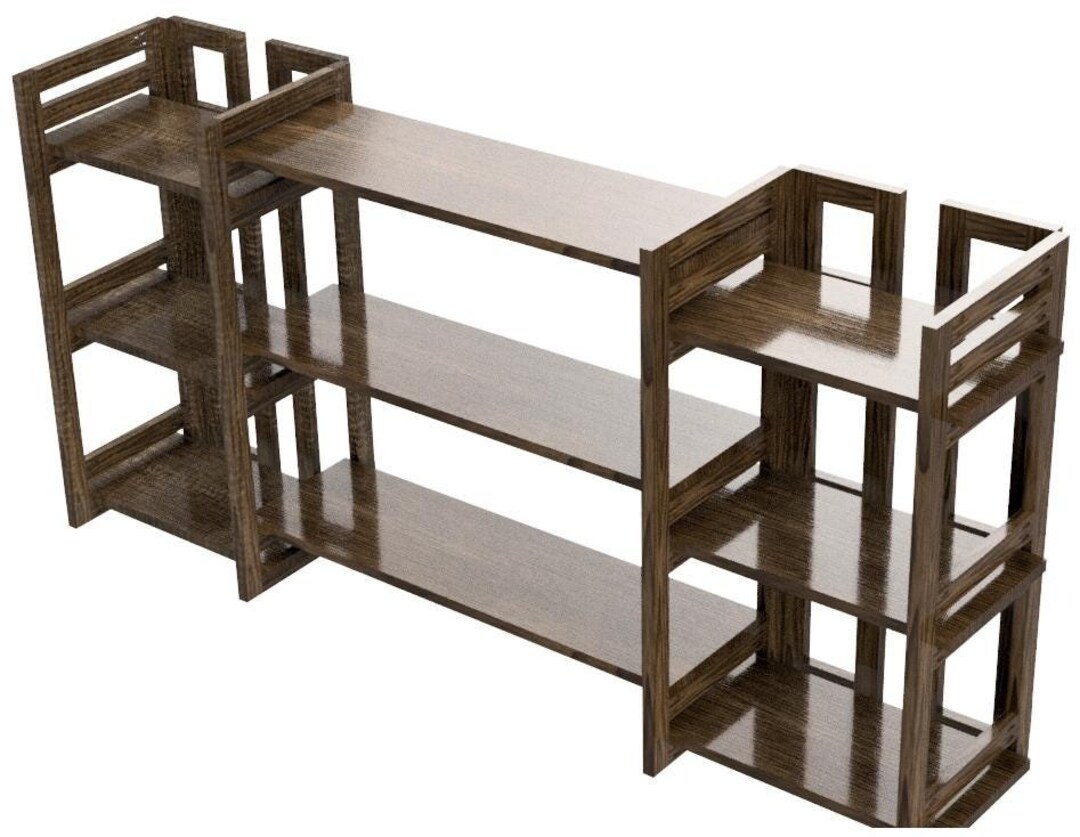 Easy-to-build Modular Shelf System Woodworking Plan Great for Booth Display, Craft Shows, Retail ...