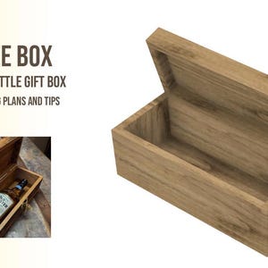 DIY Booze Box - Bourbon Gift Box - Wood Box Woodworking Plan - Whiskey ...