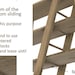 Tabletop Ladder Shelves Woodworking Plan - Easy DIY Vendor Display ...