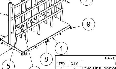 Easy DIY Mobile Lumber Rack Woodworking Plan - Versatile Storage for ...