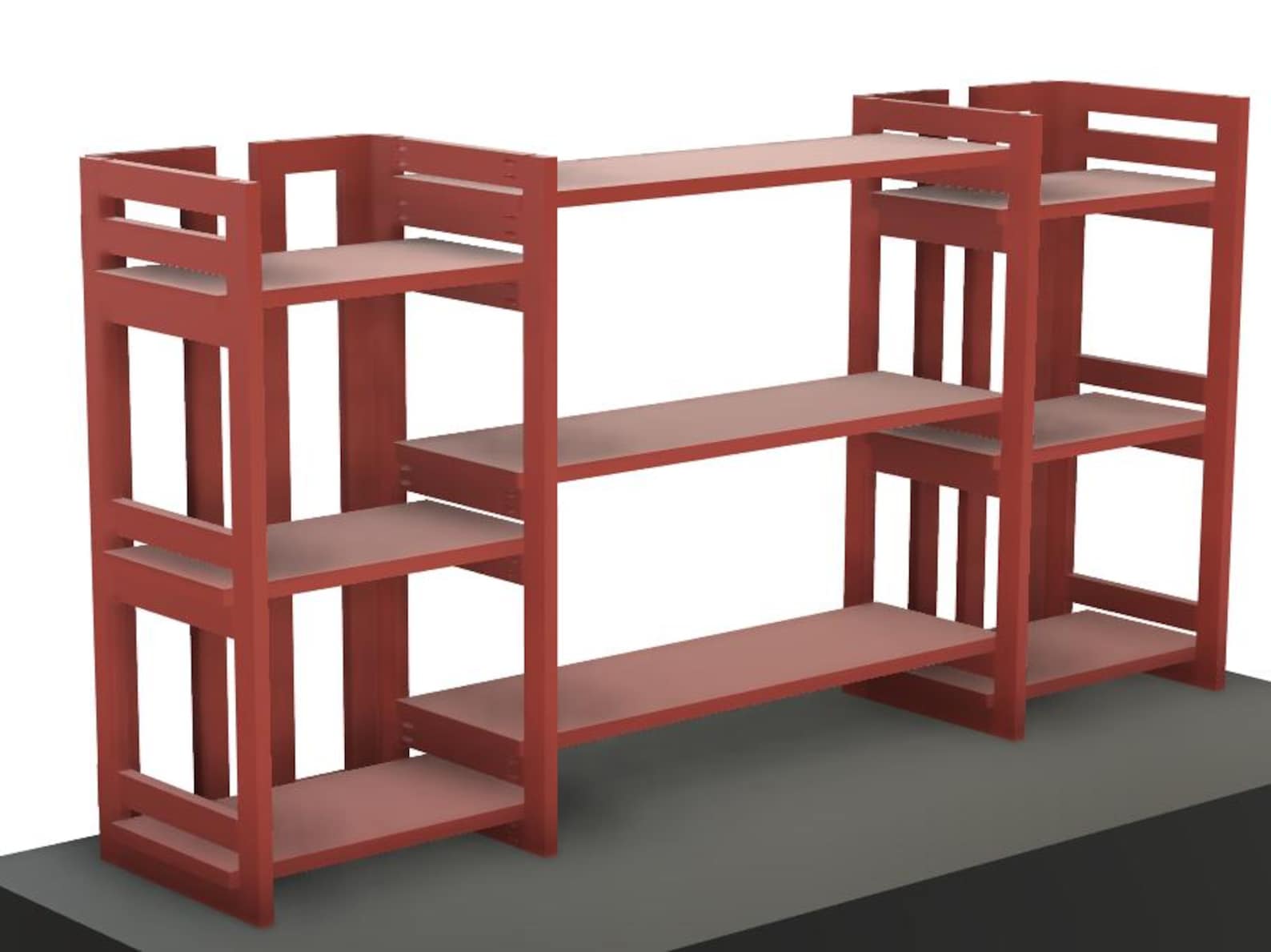 DIY Display Shelf - Woodworking Plan - Great for Booth Display, Craft ...