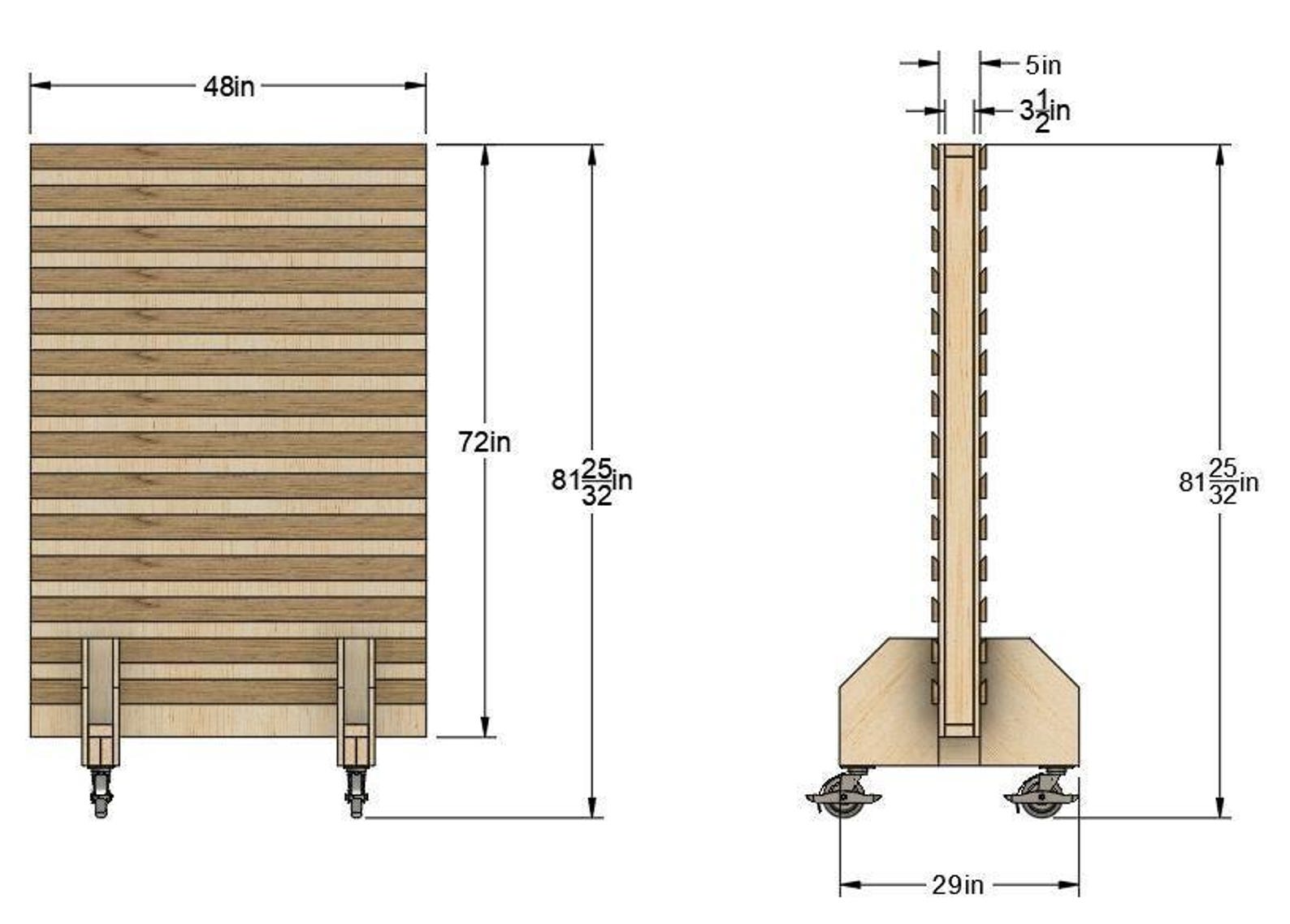 Mobile French Cleat Storage Wall - DIY Woodworking Plans - Garage ...