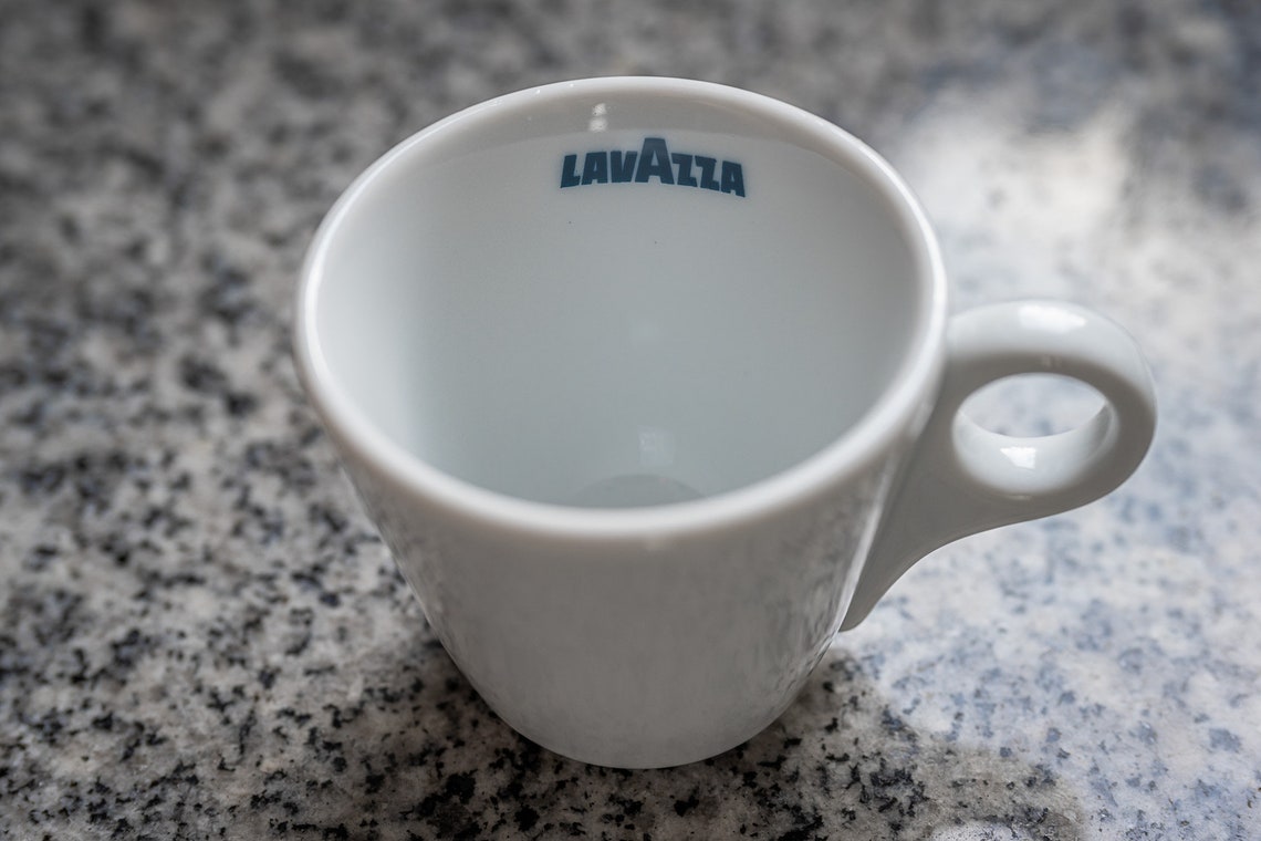 Original Lavazza Premium Collection Espresso Cups and Saucers 1 Set Contains 2 Cups and 2 ...